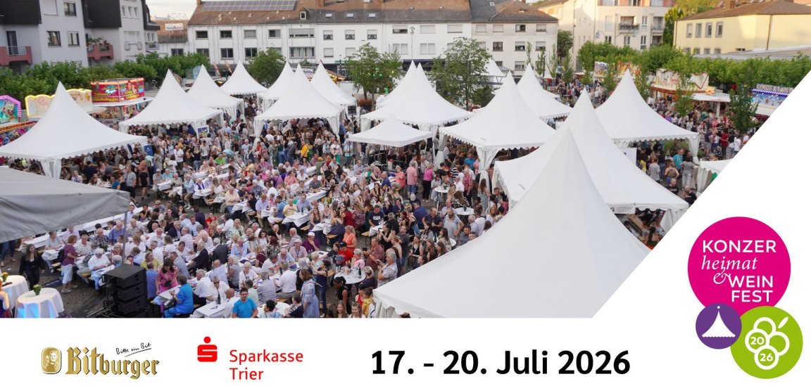 Konzer Heimat- und Weinfest 2026 | Stadt & Verbandsgemeinde Konz